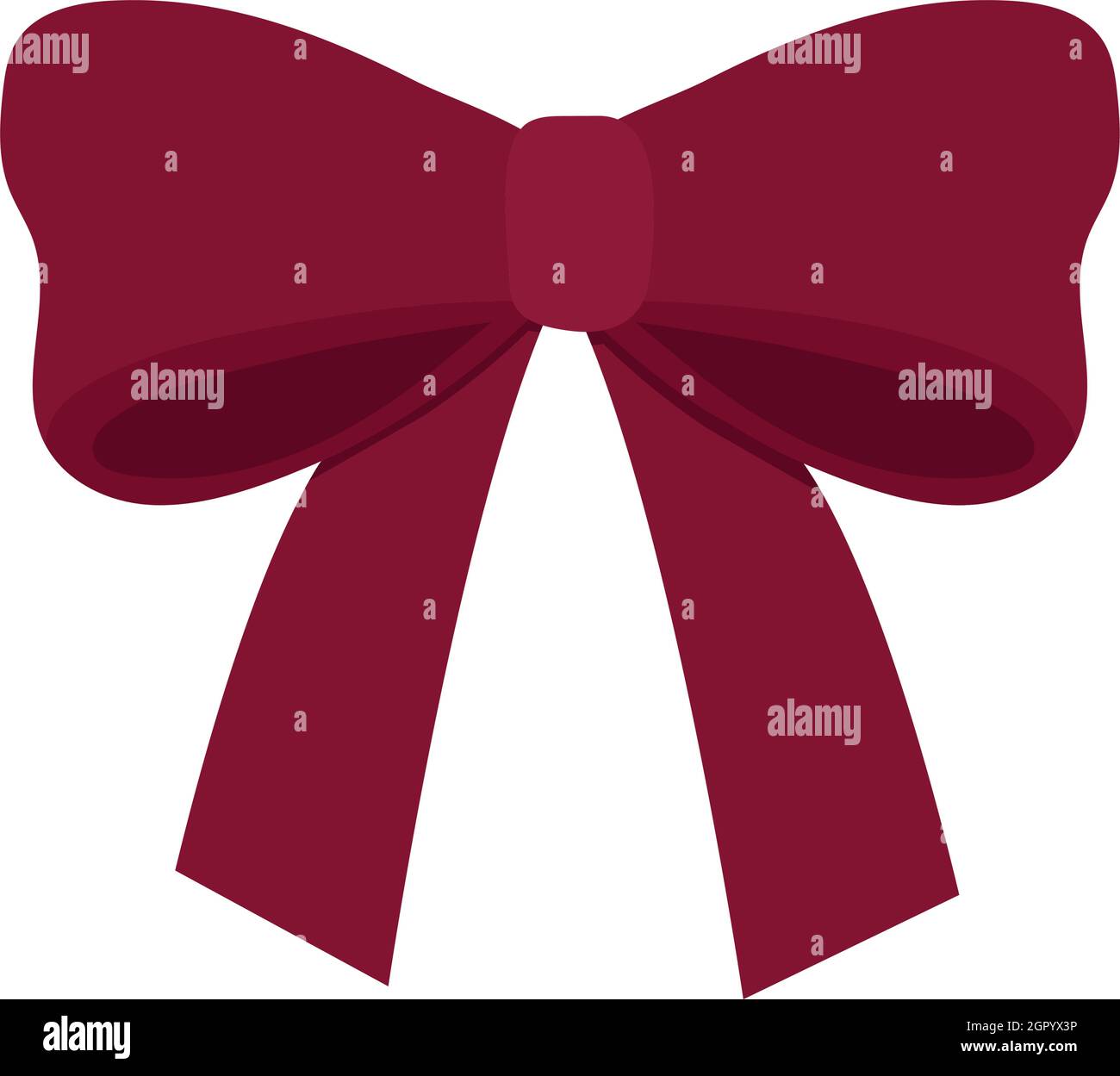 pretty crimson bow Stock Vector Image & Art - Alamy