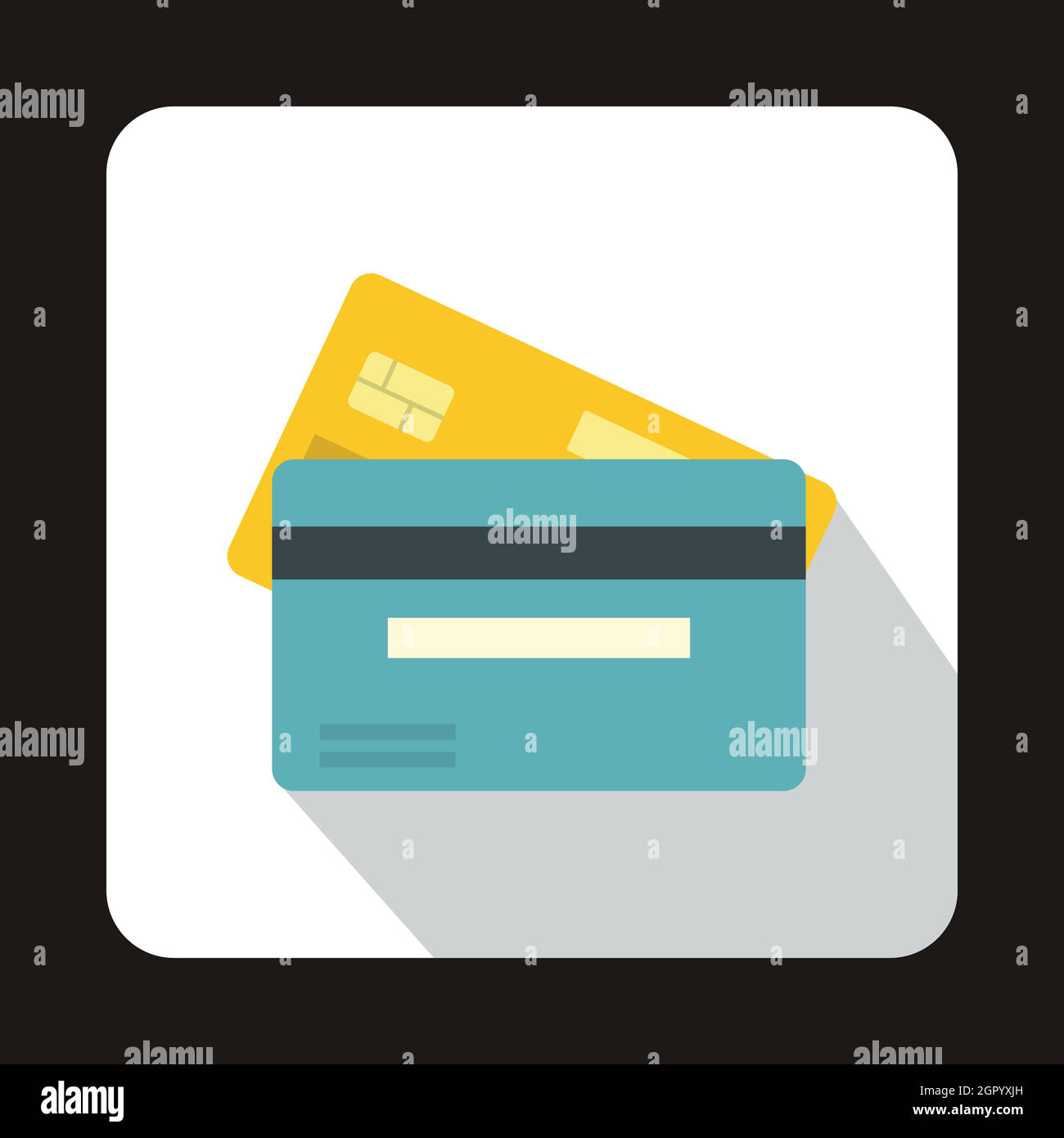 Long card Stock Vector Images - Alamy