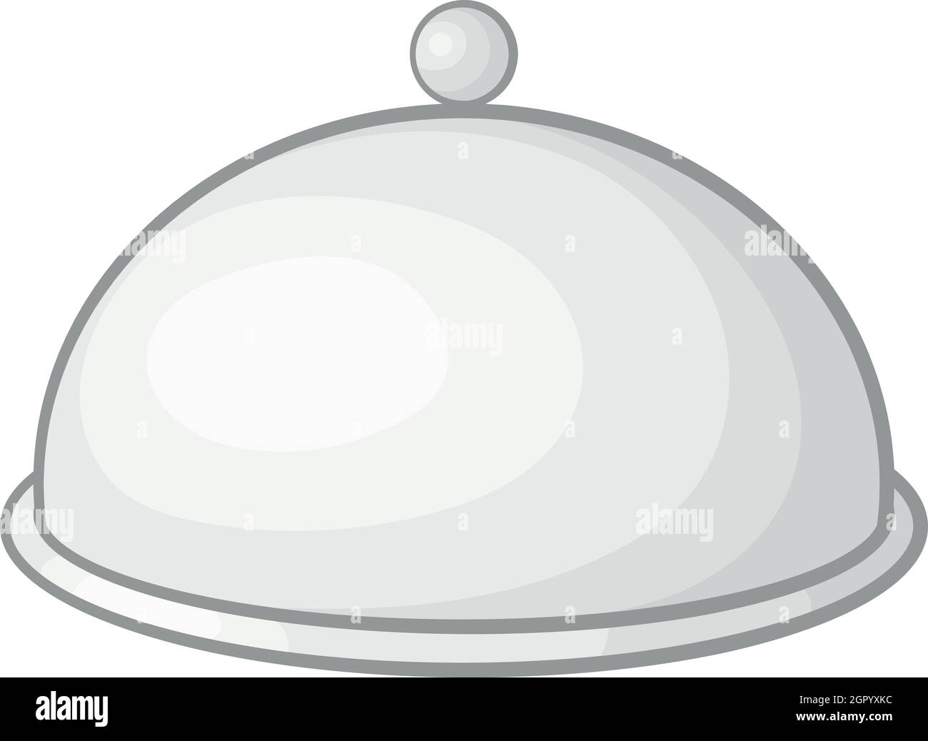 Restaurant cloche icon, cartoon style Stock Vector Image & Art - Alamy