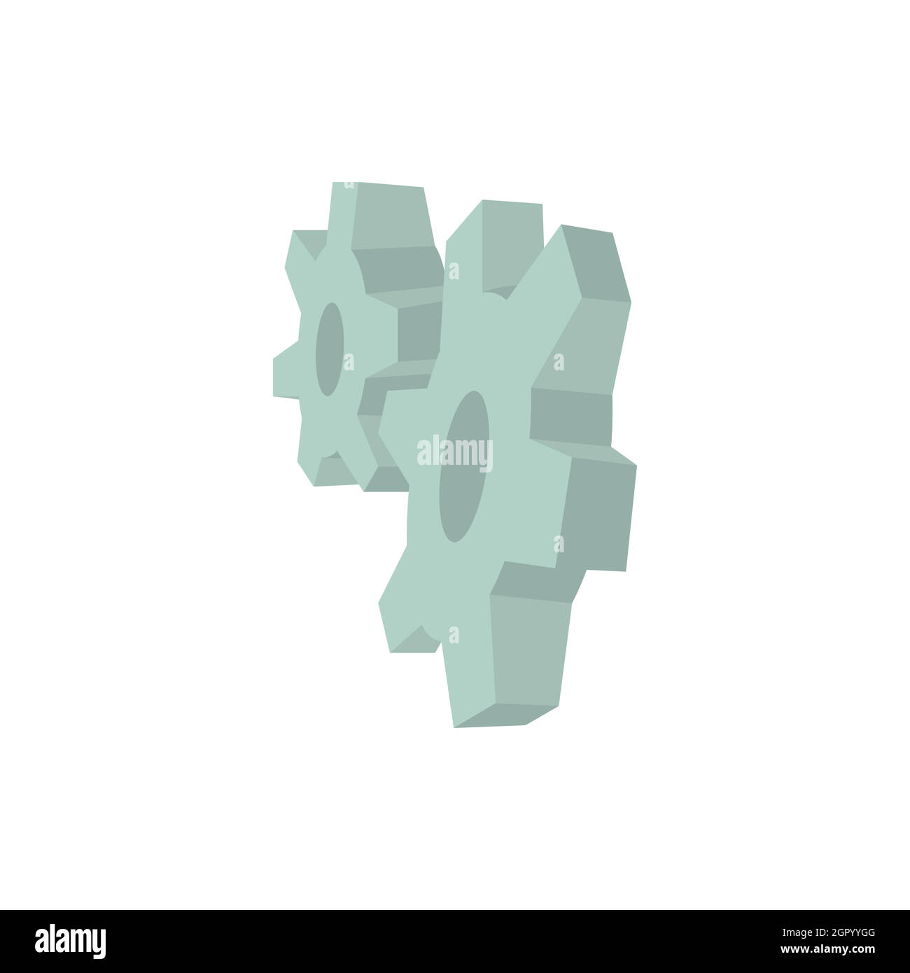 Gear icon, cartoon style Stock Vector Image & Art - Alamy