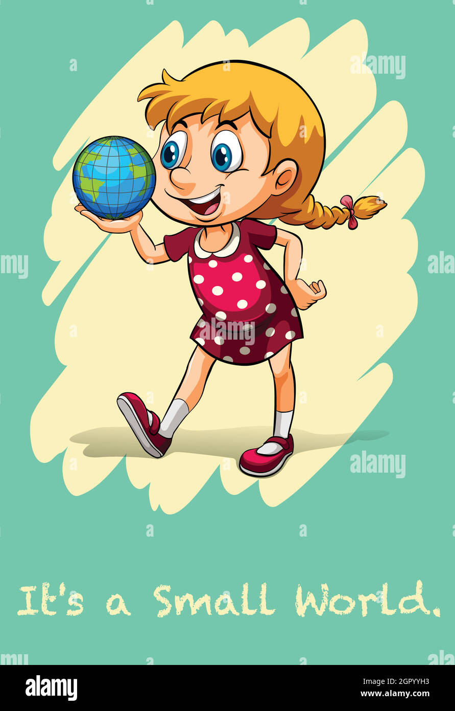 Its A Small World Stock Vector Image And Art Alamy