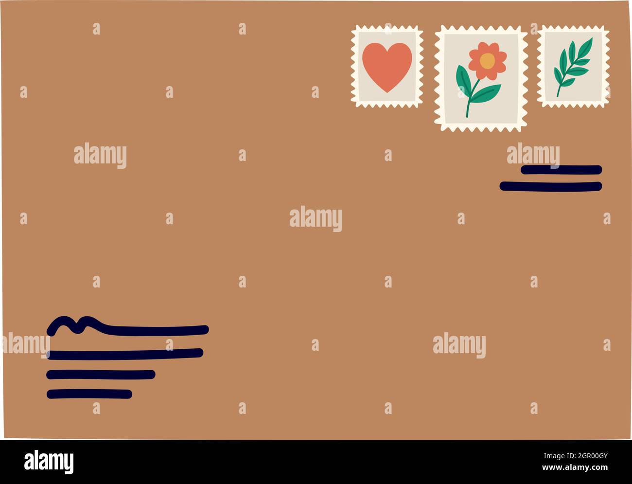beautiful envelope design Stock Vector Image & Art - Alamy