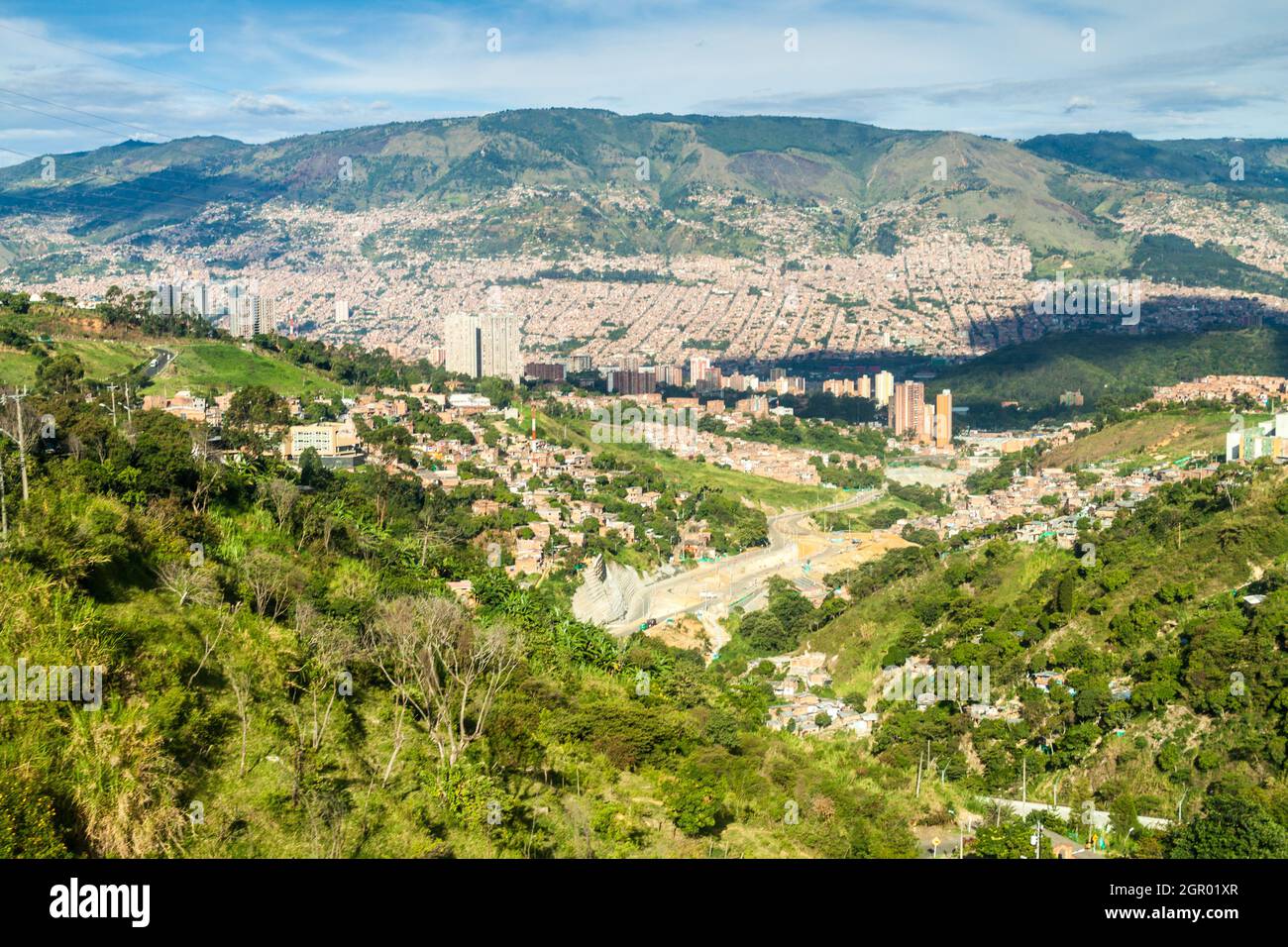 Aerial view of Medellin, Colombia Stock Photo - Alamy