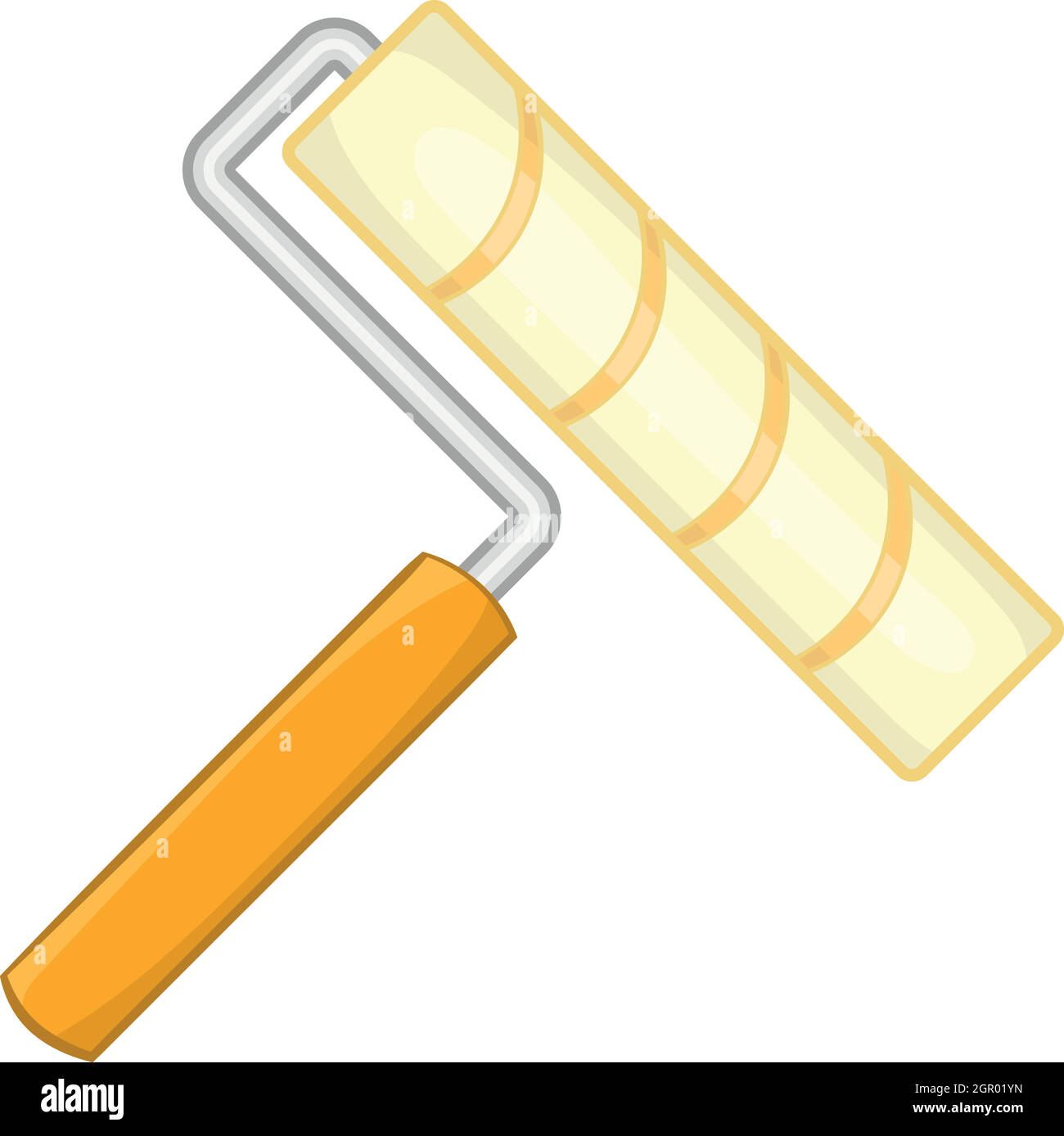 Paint roller icon, cartoon style Stock Vector Image & Art - Alamy
