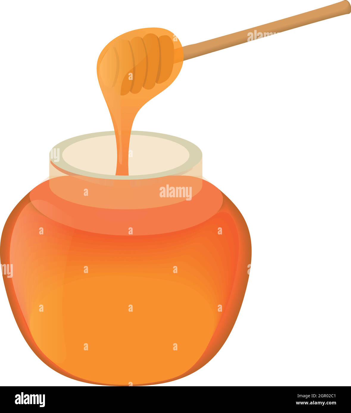 Cartoon honey jar Stock Vector Images - Alamy