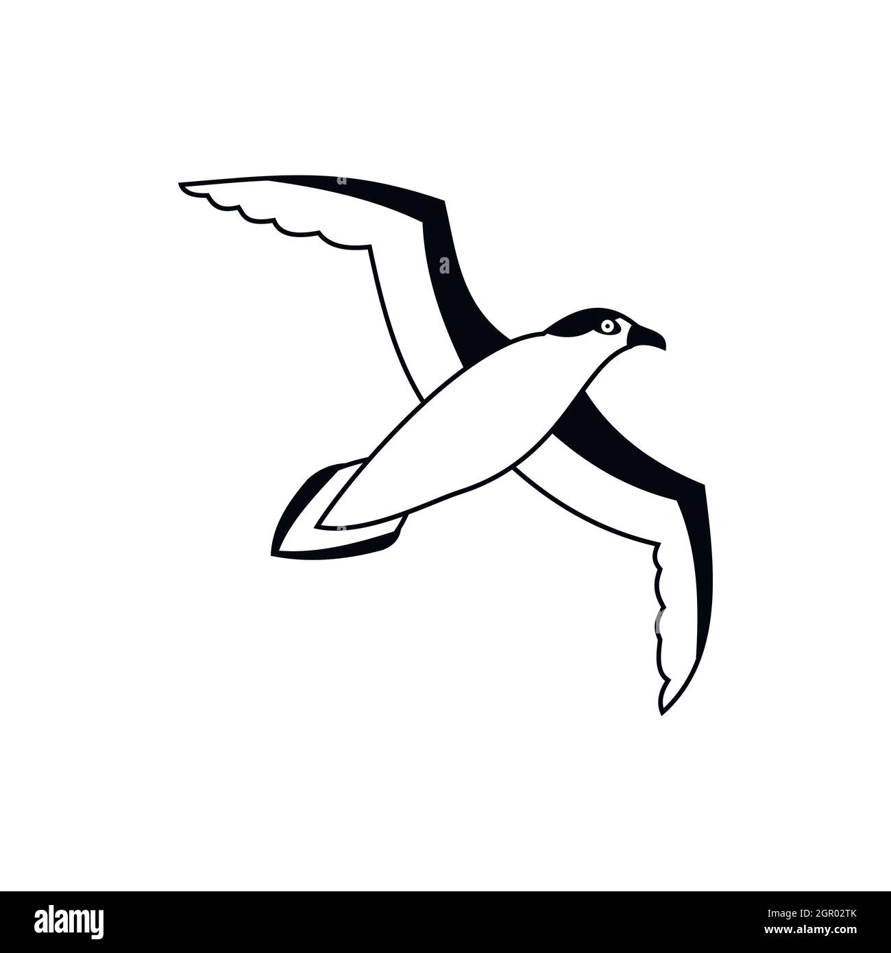 Seagull icon, simple style Stock Vector Image & Art - Alamy