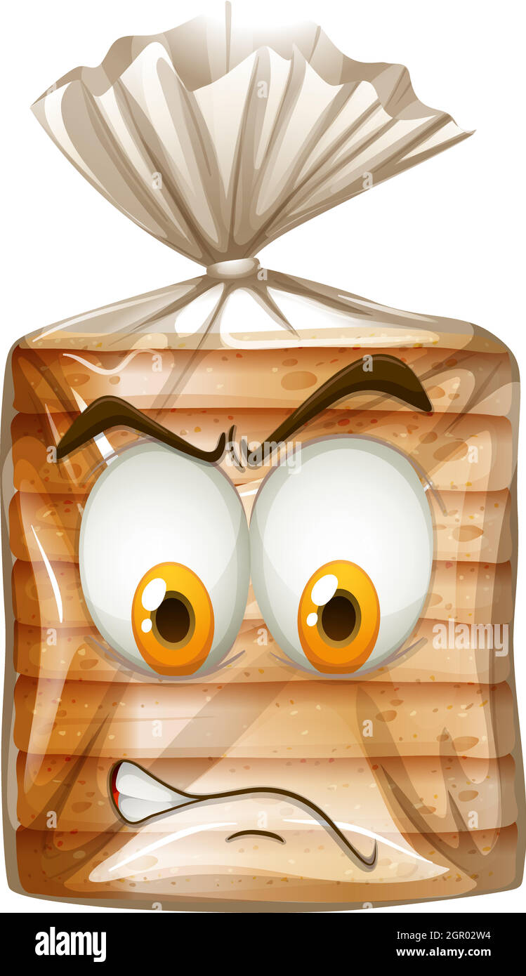 Loaf of bread packet Stock Vector Images - Alamy