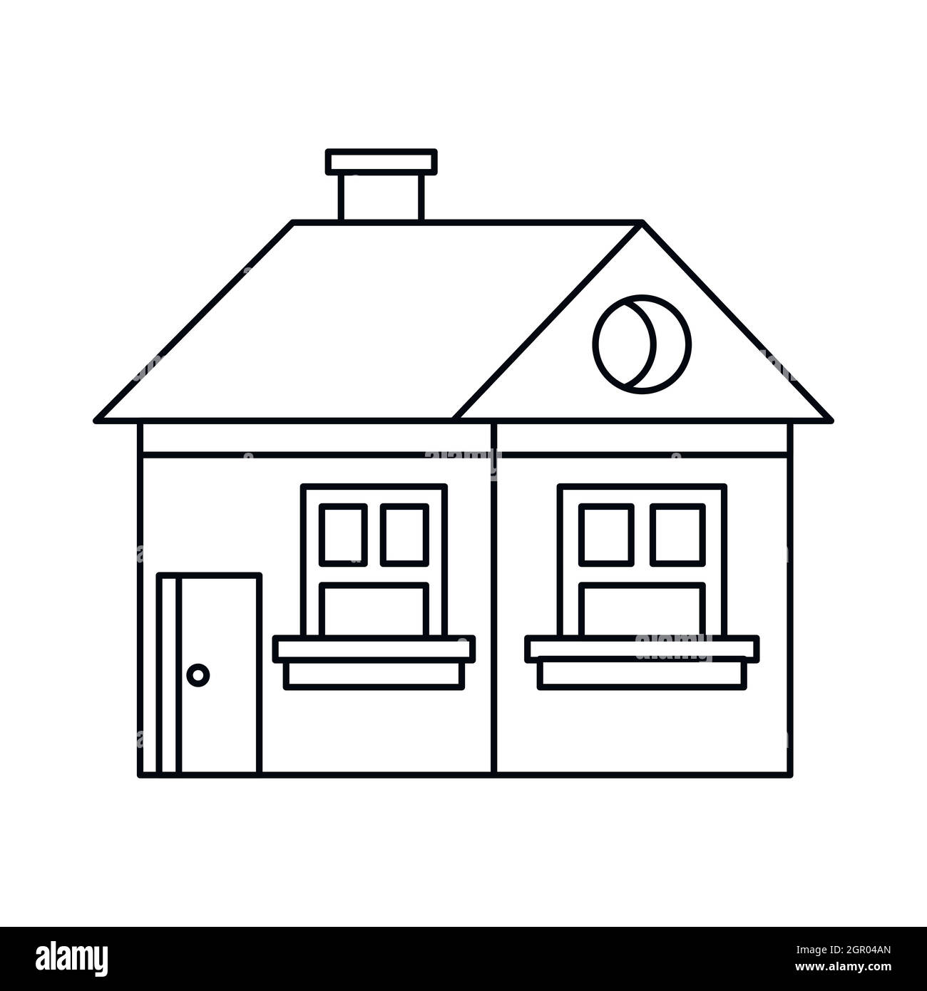 House cottage architecture chimney hi-res stock photography and images ...