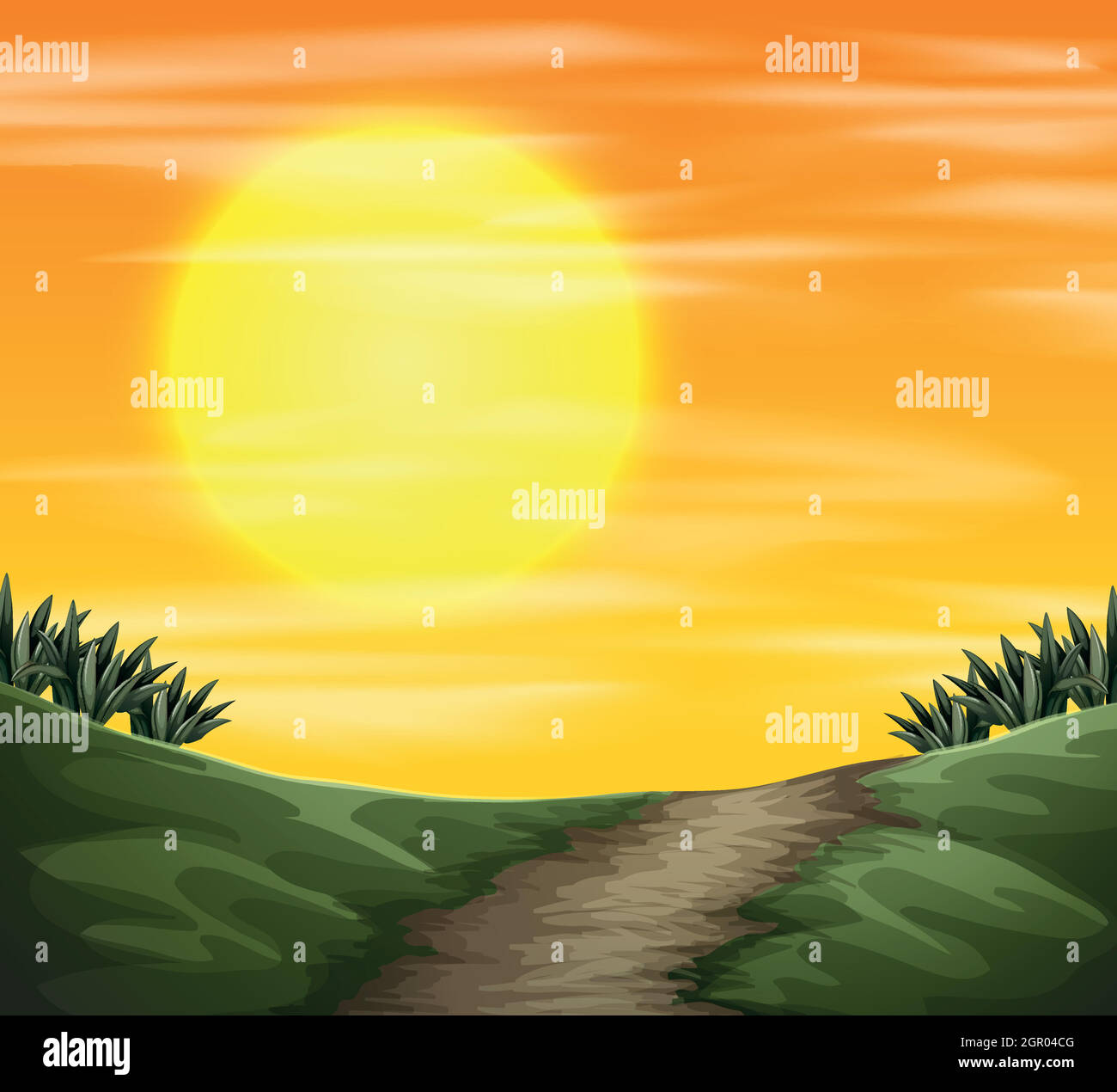 The sun view Stock Vector Images - Alamy