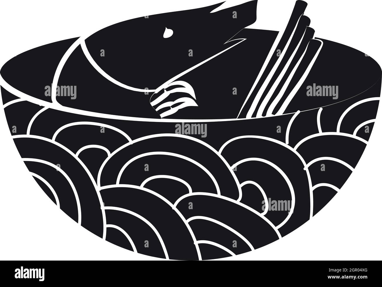 Fresh raw prawn in Stock Vector Images - Alamy