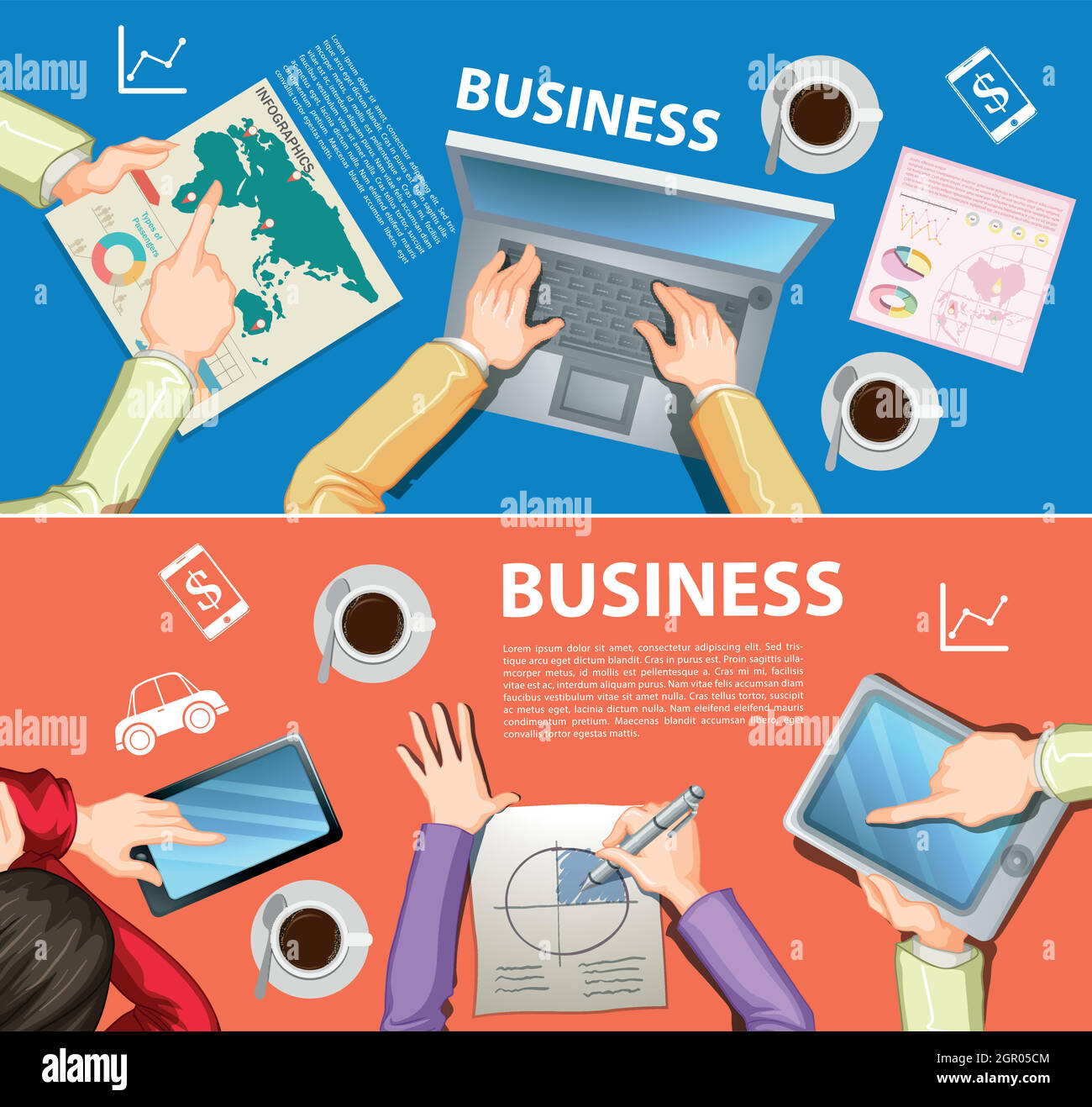 Business design theme hi-res stock photography and images - Alamy