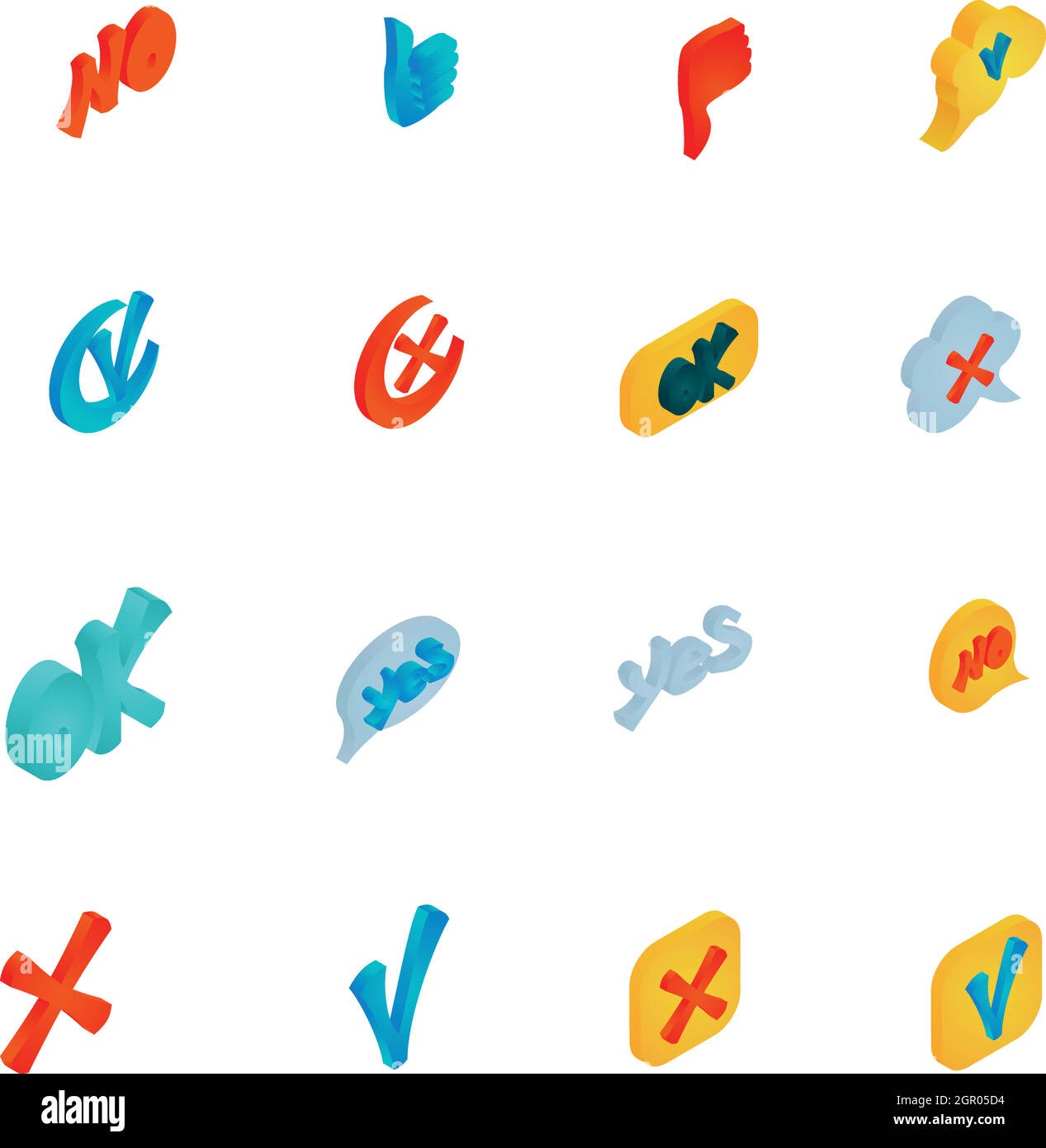 Check mark button 3d Stock Vector Images - Alamy