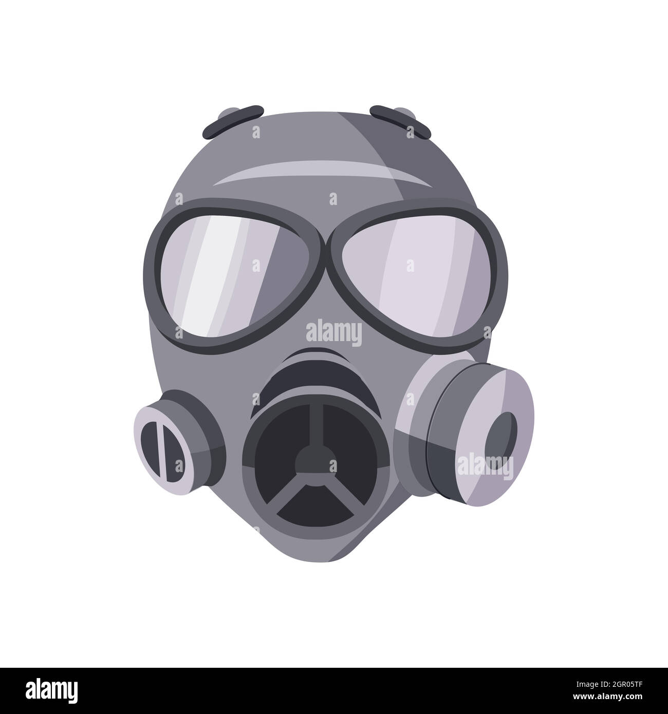 Gas mask icon, cartoon style Stock Vector Image & Art - Alamy