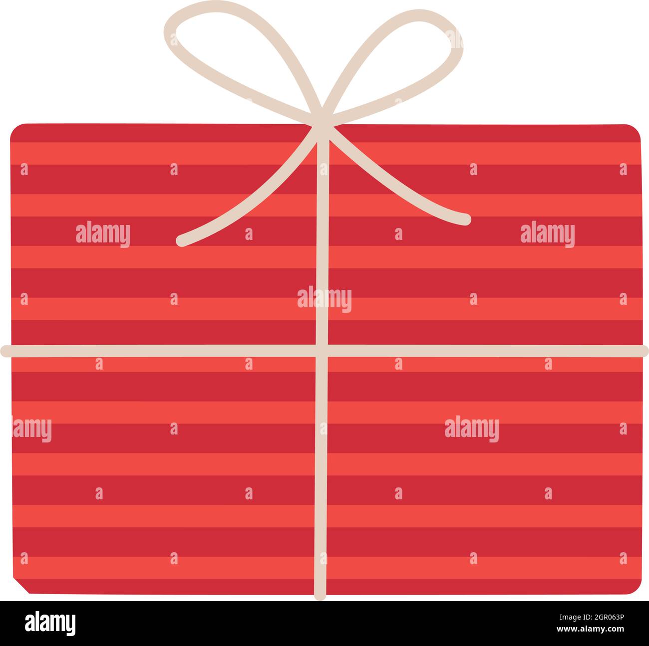 red gift box illustration Stock Vector Image & Art - Alamy