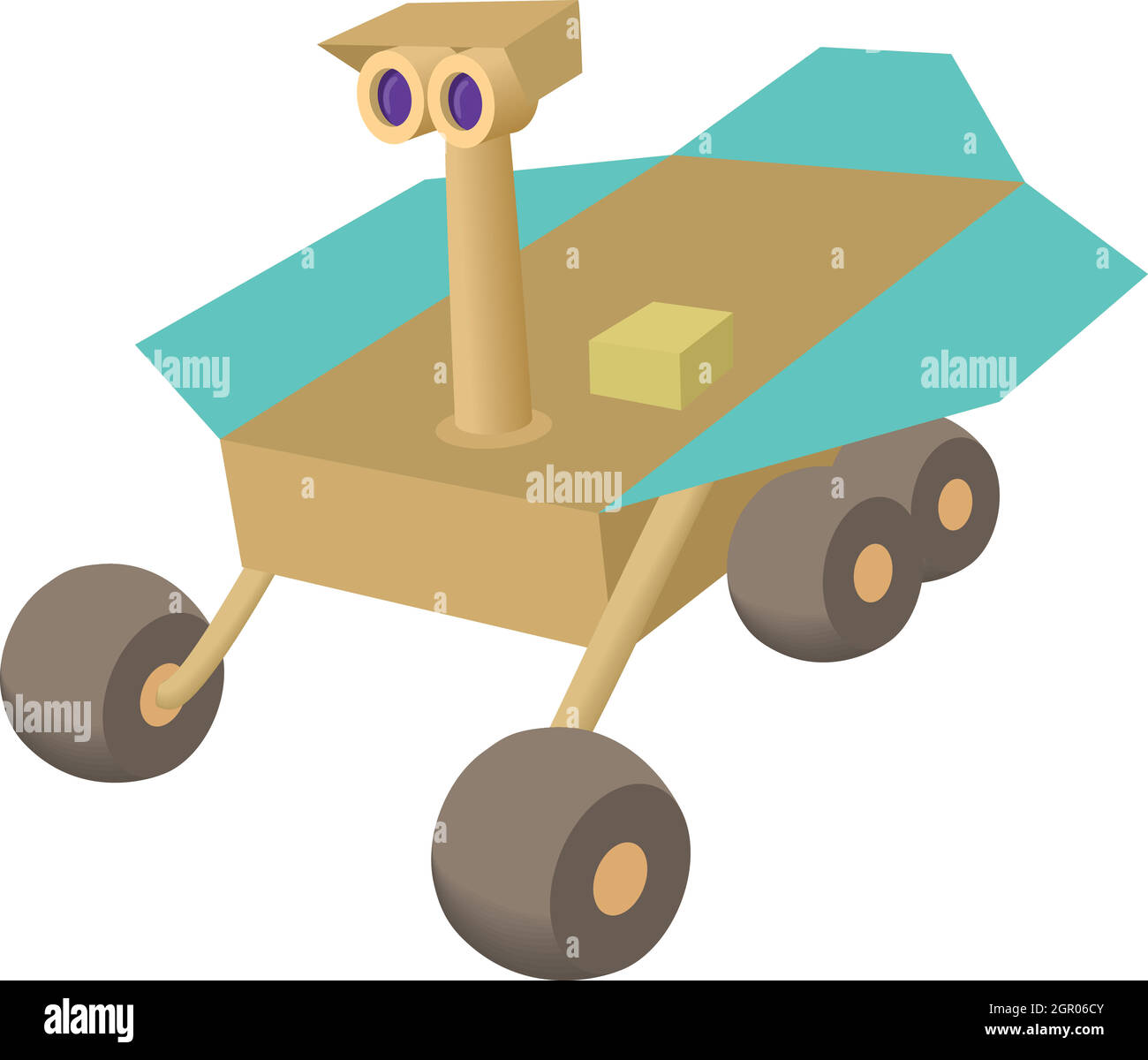 Mars exploration rover icon, cartoon style Stock Vector Image & Art - Alamy