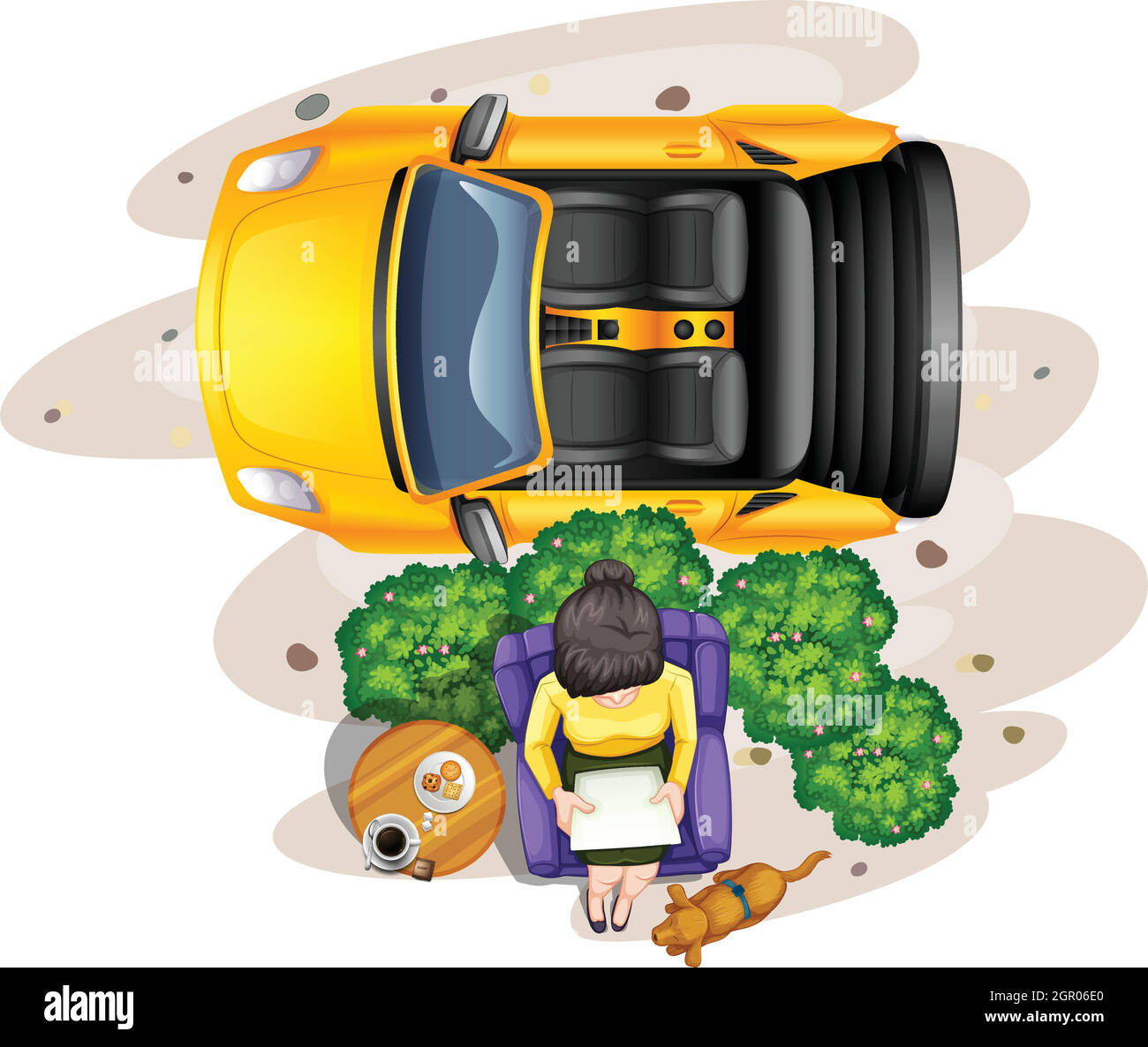 A lady Stock Vector Images - Alamy