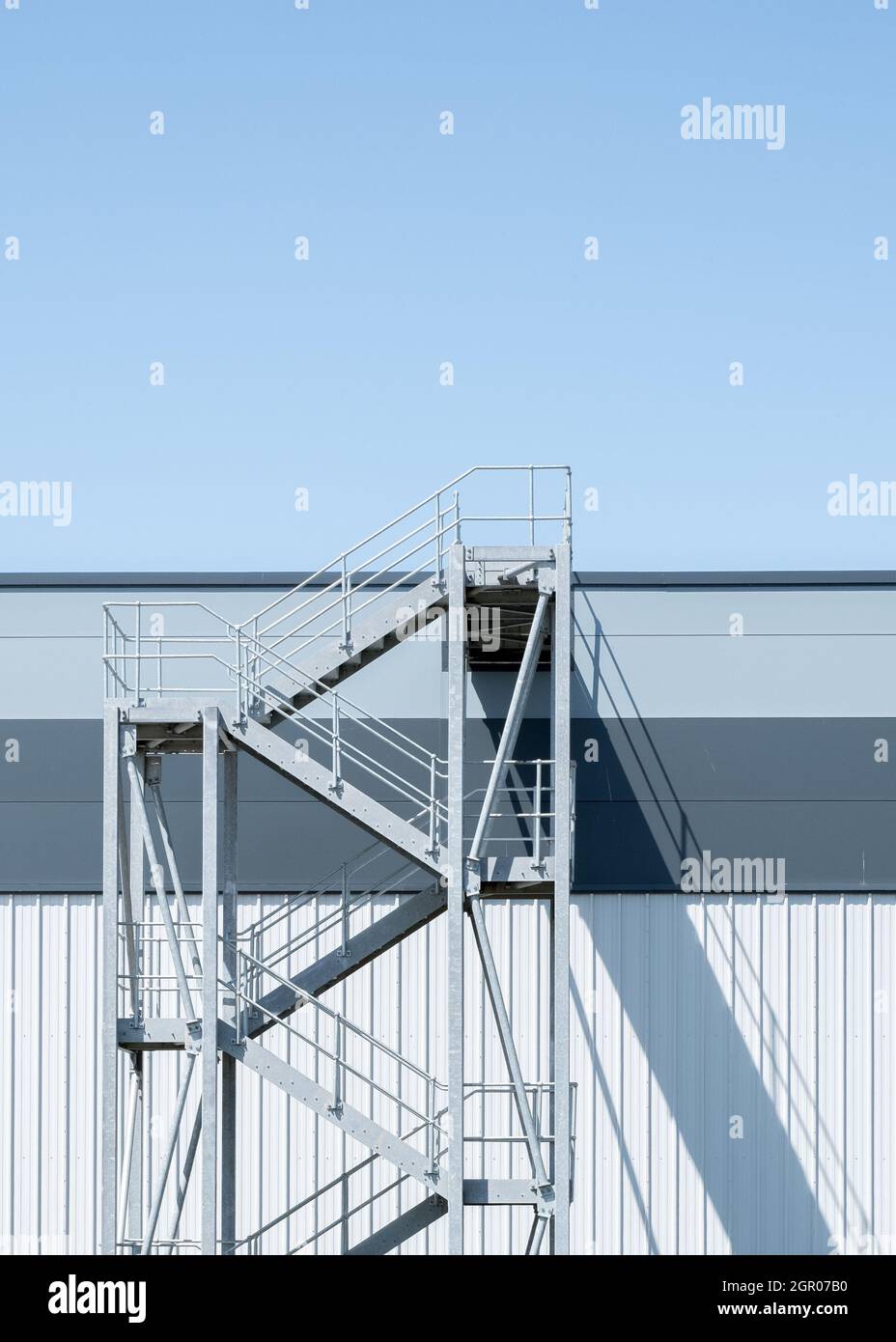 Spiral staircase warehouse hi-res stock photography and images - Alamy