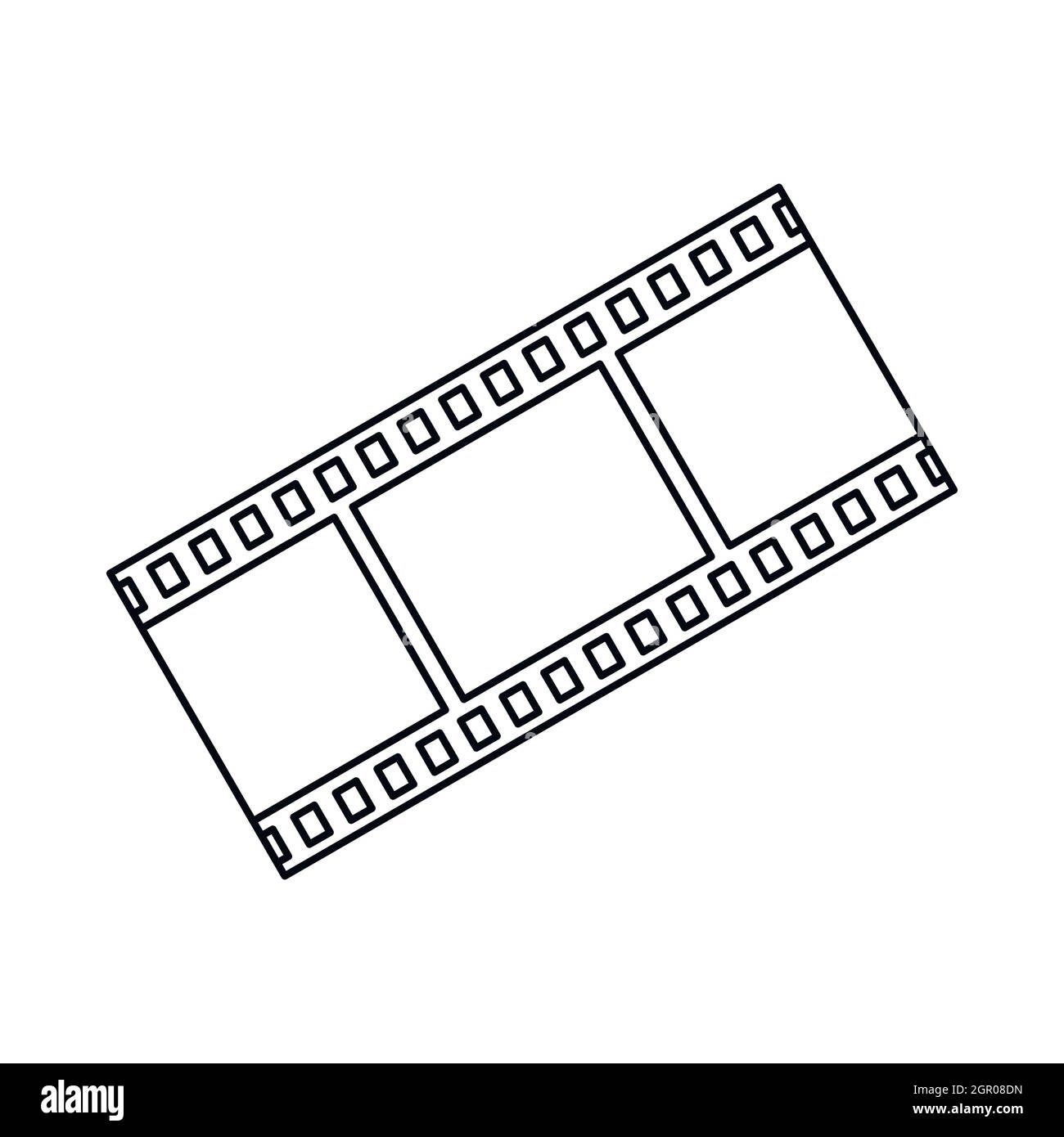 Movie film strip Cut Out Stock Images & Pictures - Alamy