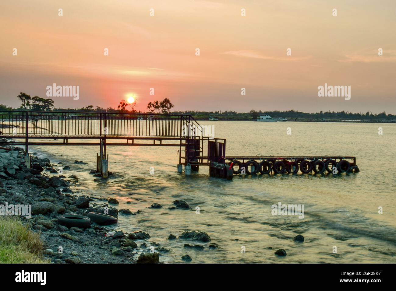 Beautiful Sunset, Slow Shutterspeed Stock Photo - Alamy