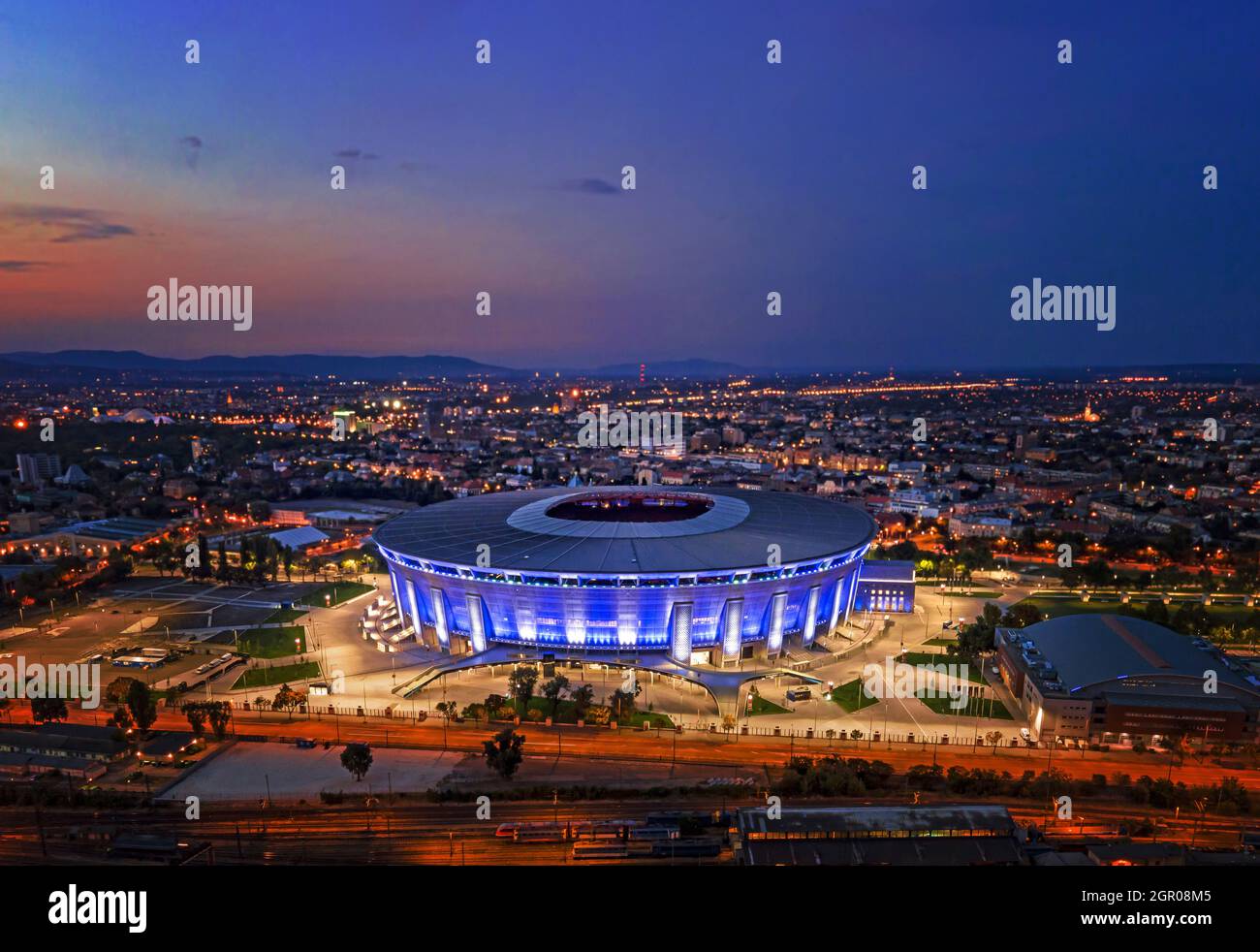 Budapest puskas arena aerial hi-res stock photography and images - Alamy