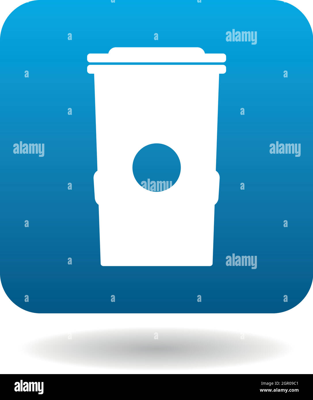 Trash can icon in simple style Stock Vector Image & Art - Alamy