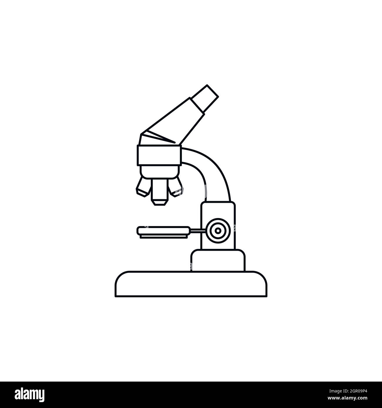 Doctor icon in outline Stock Vector Images - Alamy