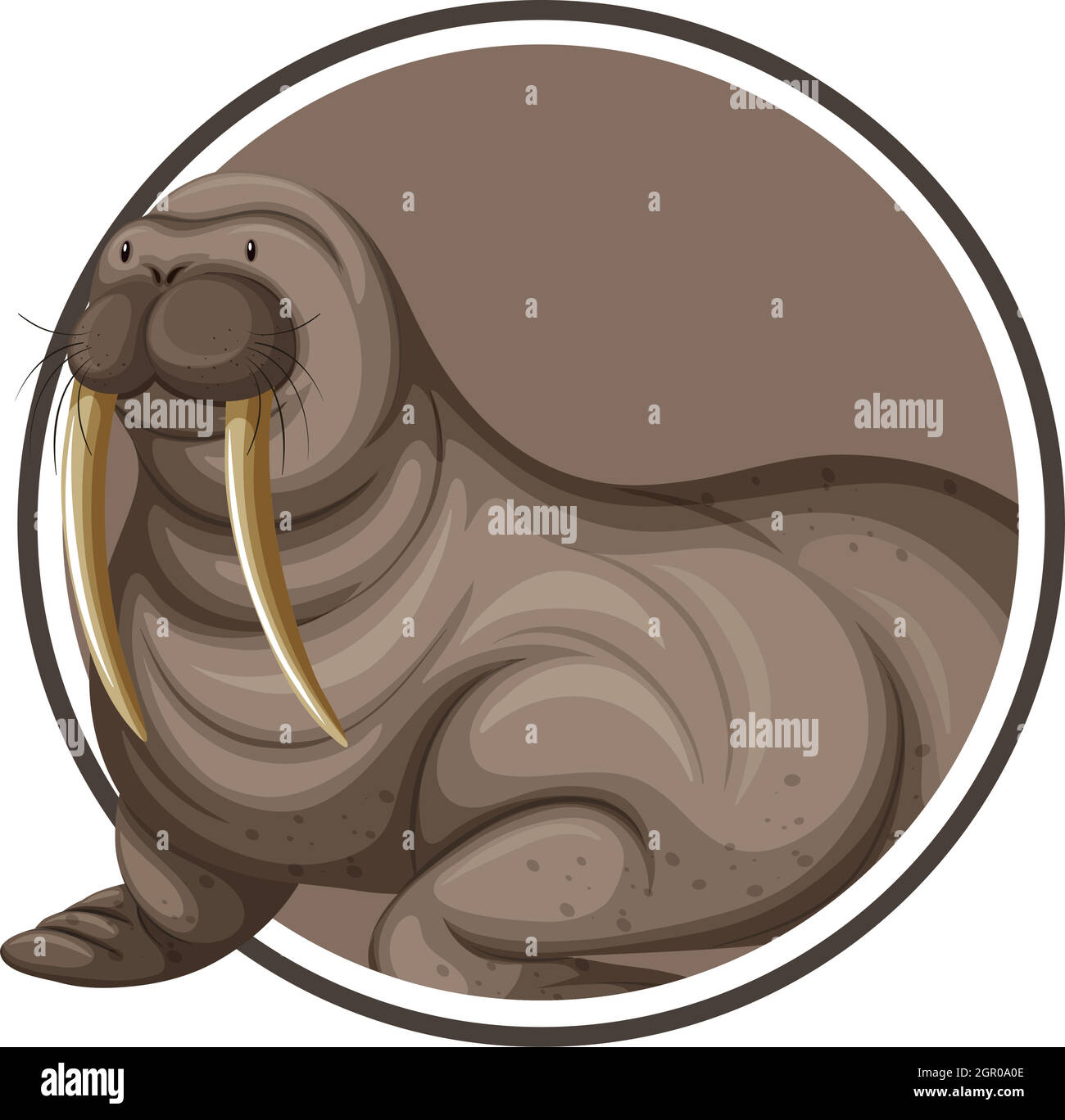 Walrus symbol hi-res stock photography and images - Alamy