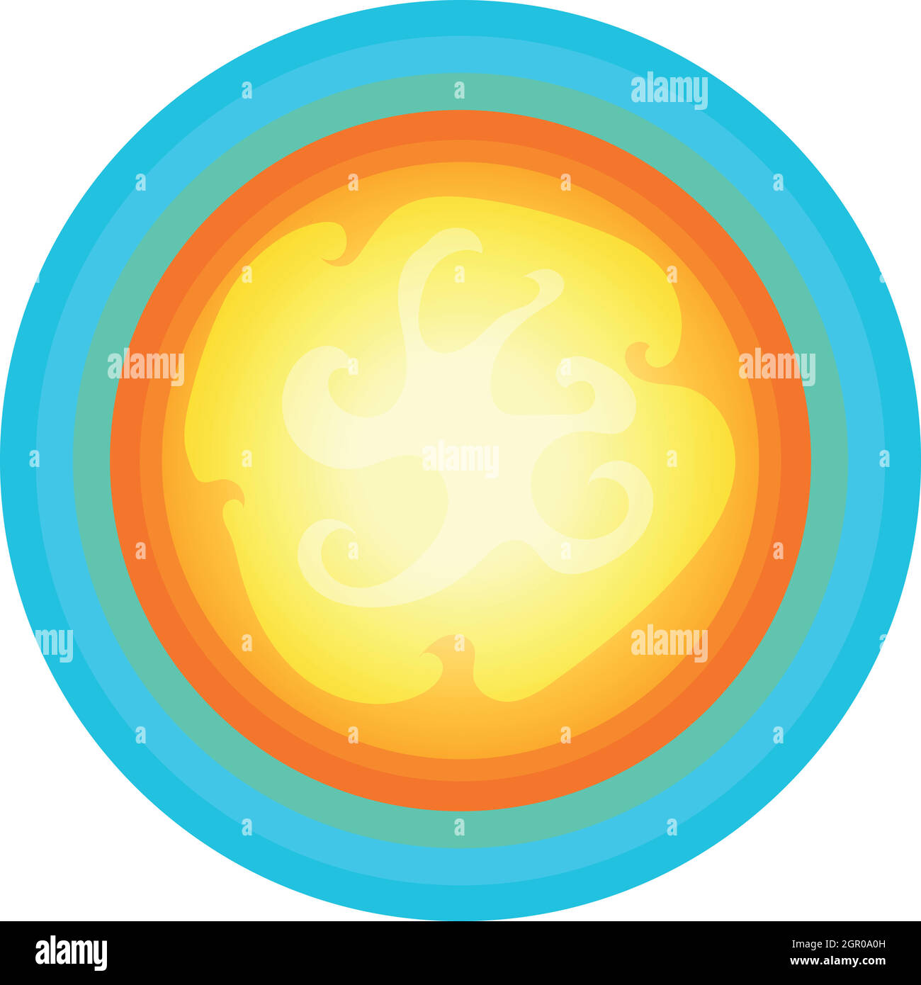 In morning sunshine Stock Vector Images - Alamy