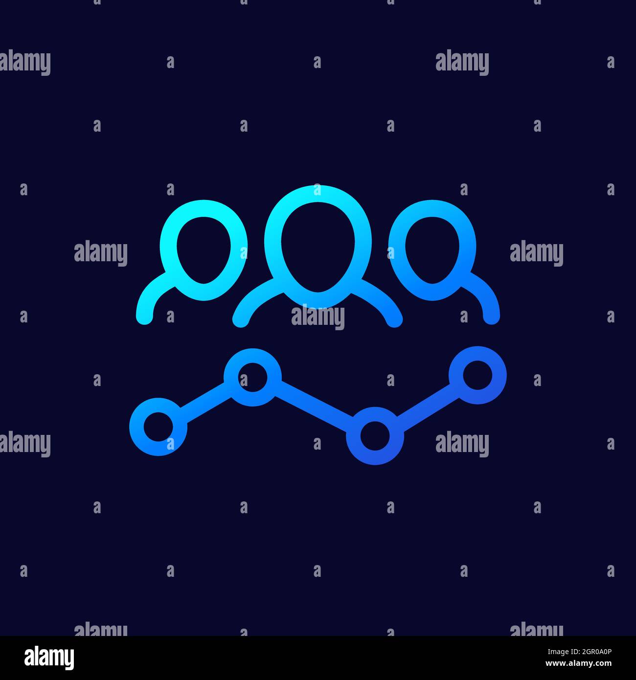 team performance icon for web Stock Vector Image & Art - Alamy