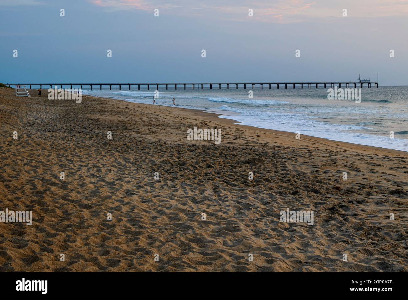 A photo of the Olde Duck beach in the Outer Banks early in the morning ...
