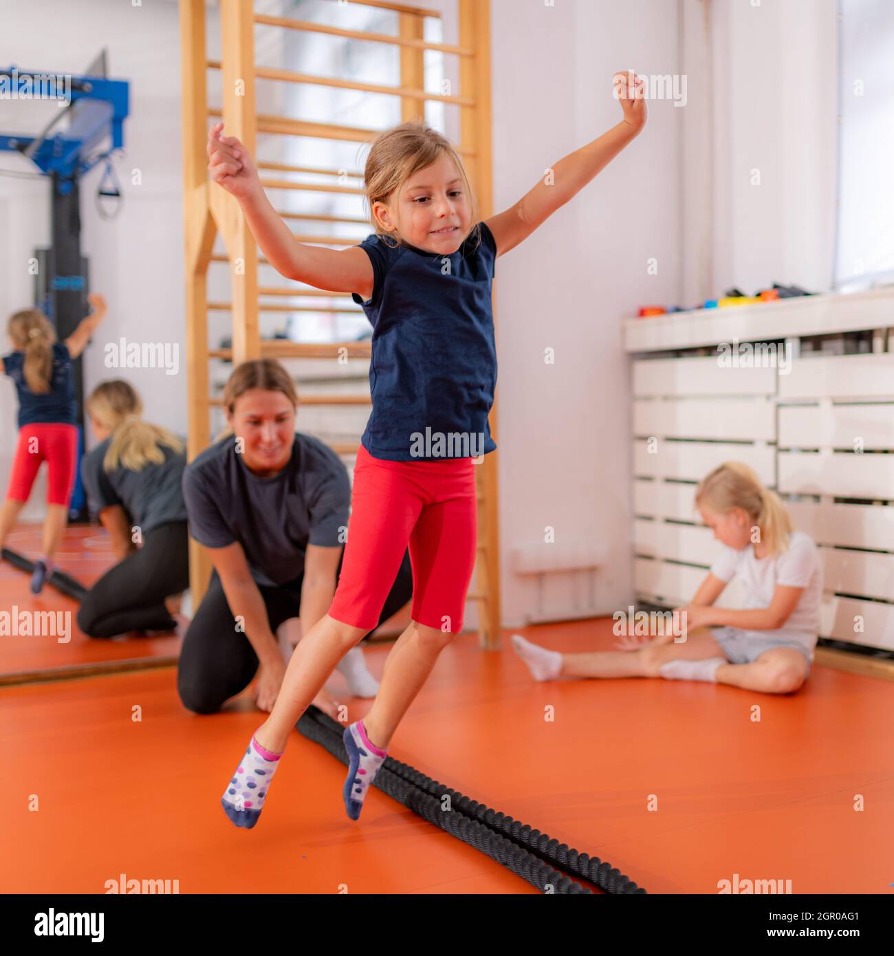 Classroom movement activity hi-res stock photography and images - Alamy