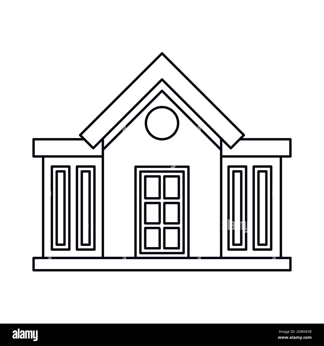 Narrow windows Stock Vector Images - Alamy