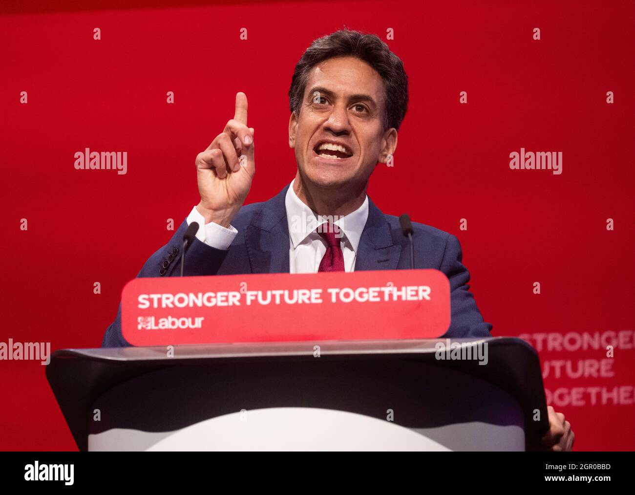 Shadow Secretary of State of Climate Change and Net Zero, Ed Miliband ...