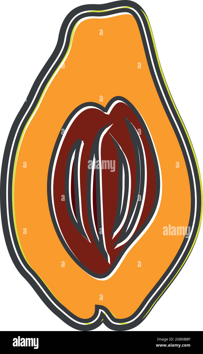 Tasty healthy salad avocado Stock Vector Images - Alamy