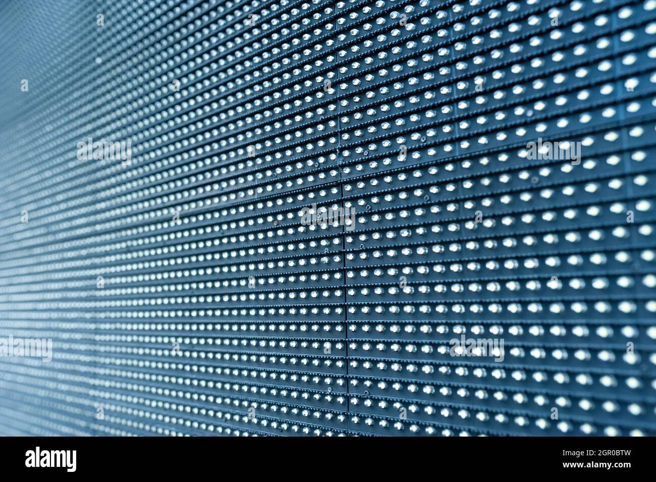 Illuminated billboard leds Stock Photo - Alamy