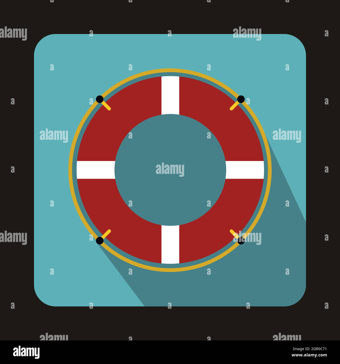 Lifeline icon, flat style Stock Vector Image & Art - Alamy