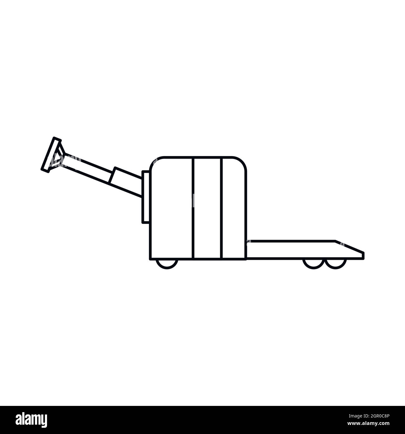 Parcel order icon outline Stock Vector Images - Alamy