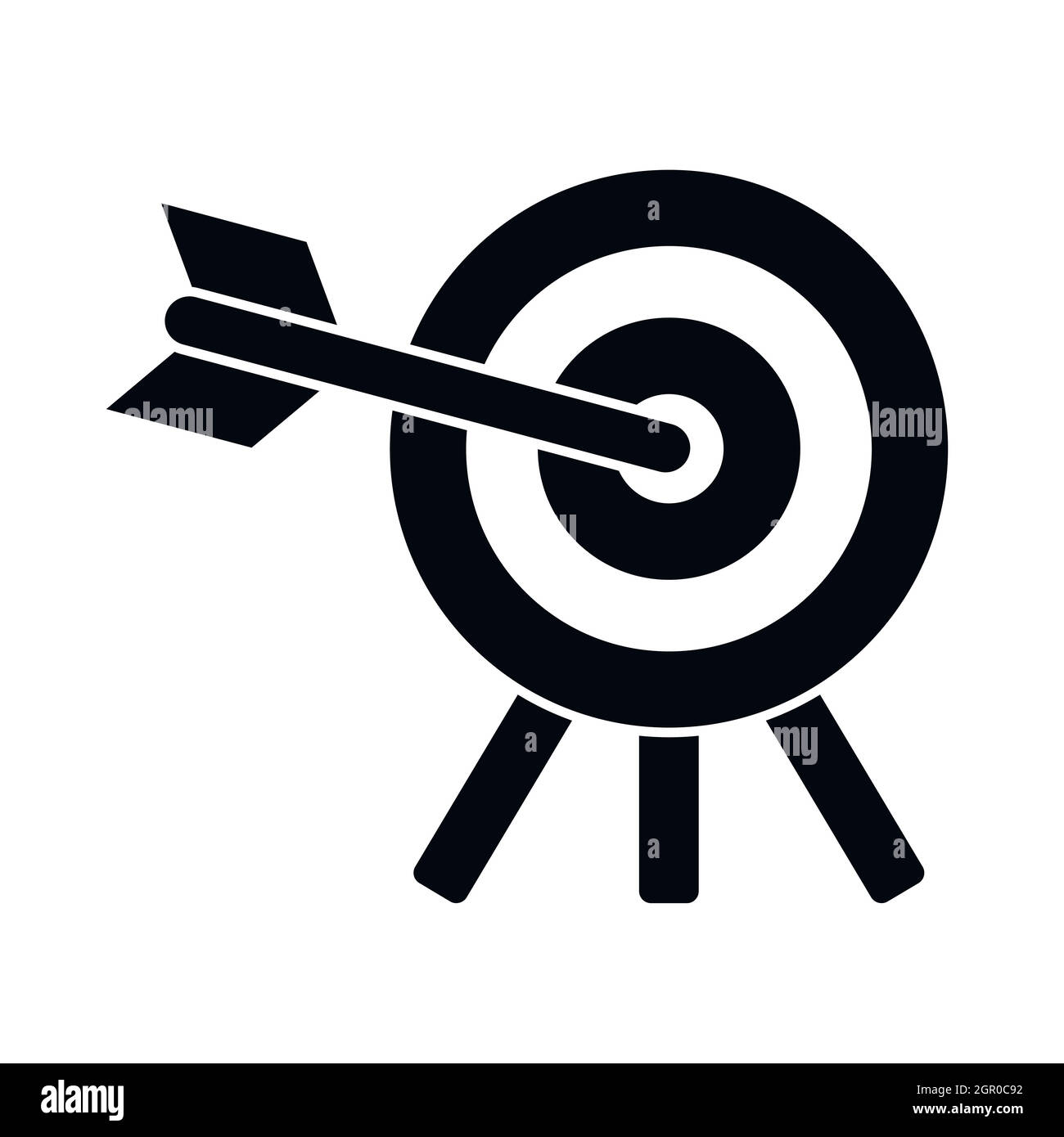 Hit arrow Stock Vector Images - Alamy