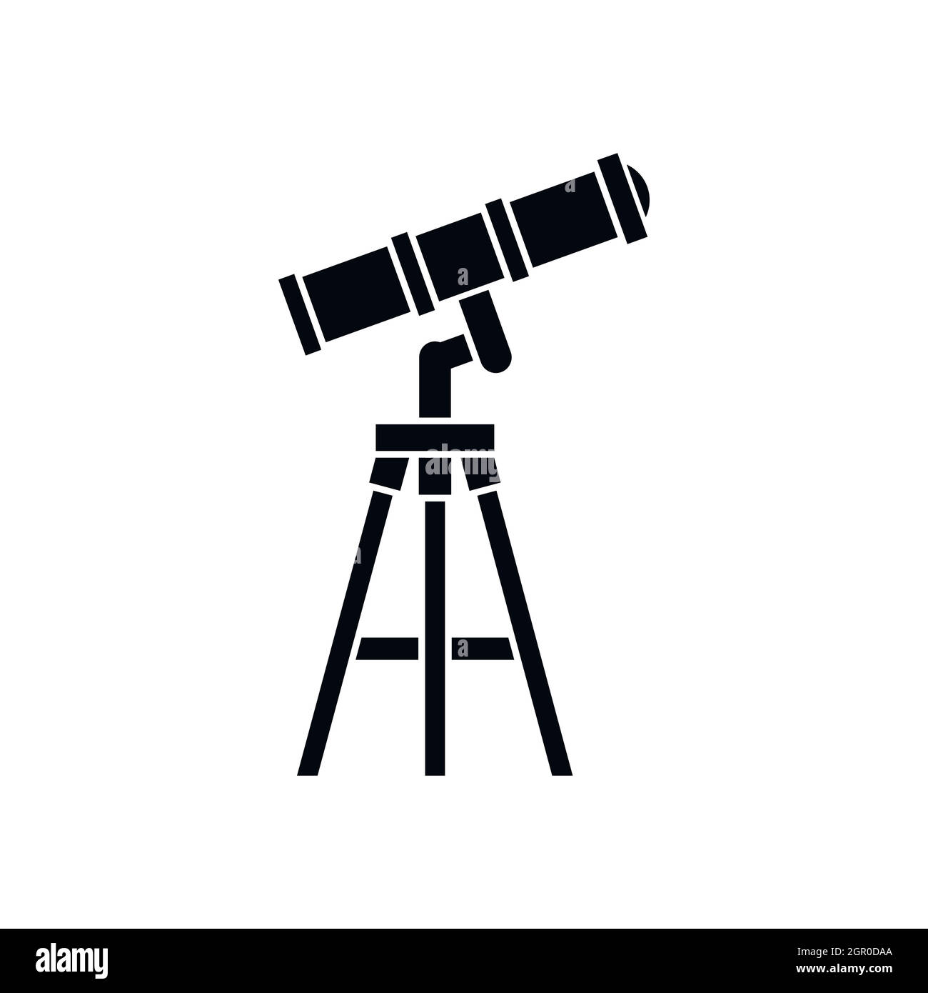 Tripod simple vector icon Cut Out Stock Images & Pictures - Alamy