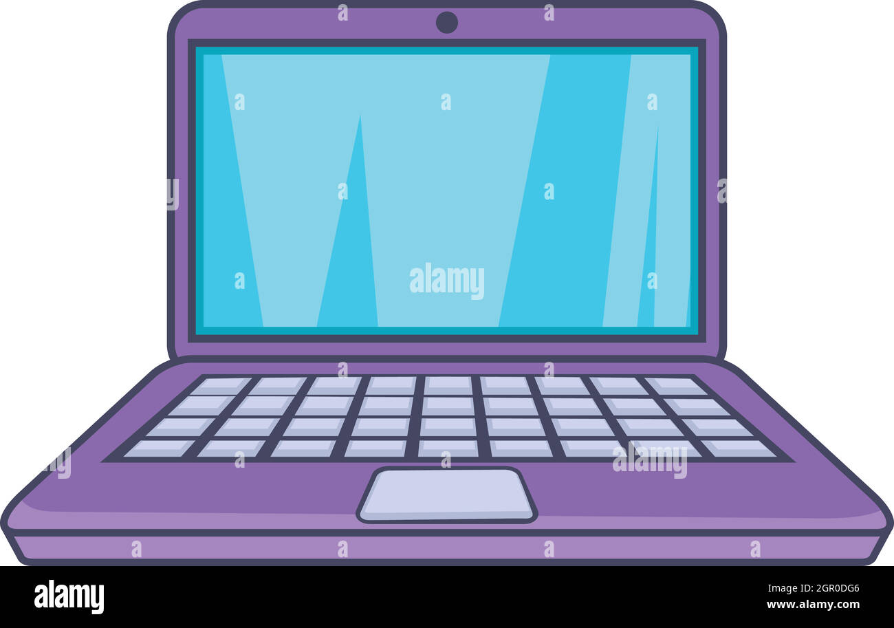 Cartoon laptop hi-res stock photography and images - Alamy