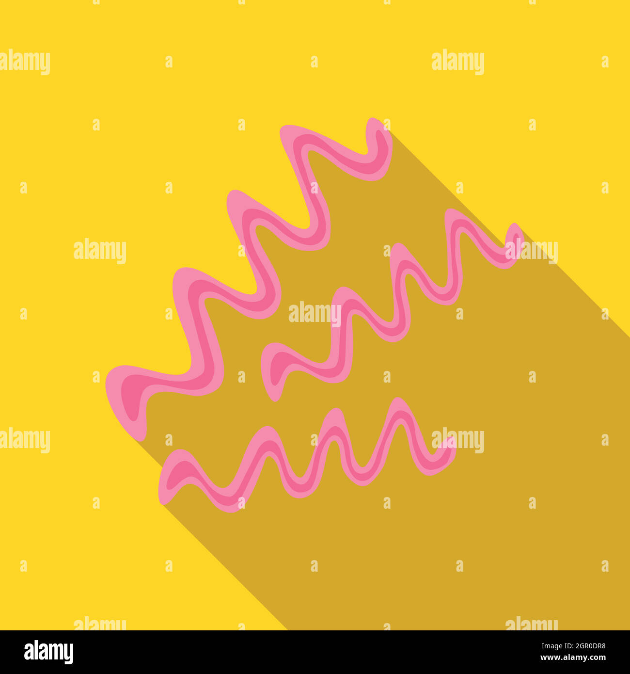 Group of rod shaped viruses icon, flat style Stock Vector Image & Art ...
