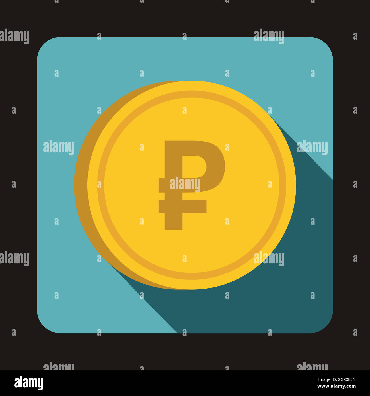 Ruble currency symbol Stock Vector Images - Alamy