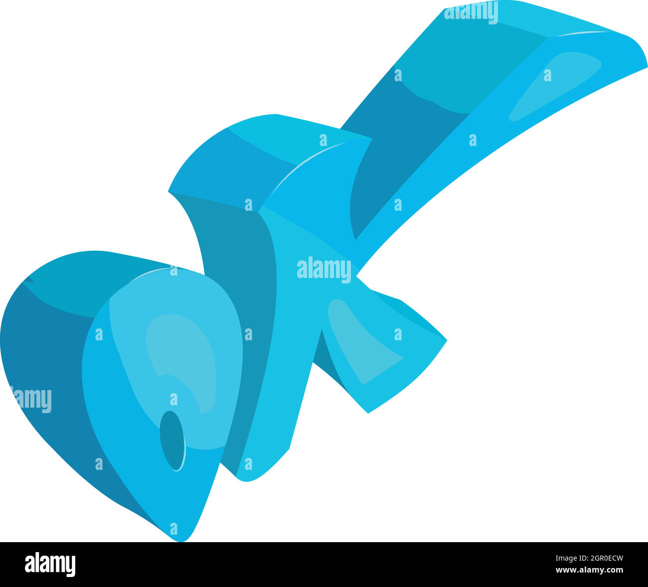 Ok word icon in cartoon style Stock Vector Image & Art - Alamy