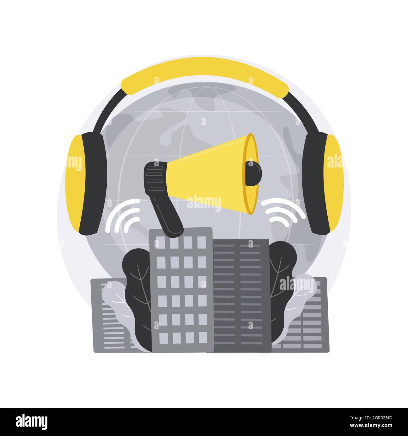 Noise Pollution Abstract Concept Vector Illustration Stock Vector Image