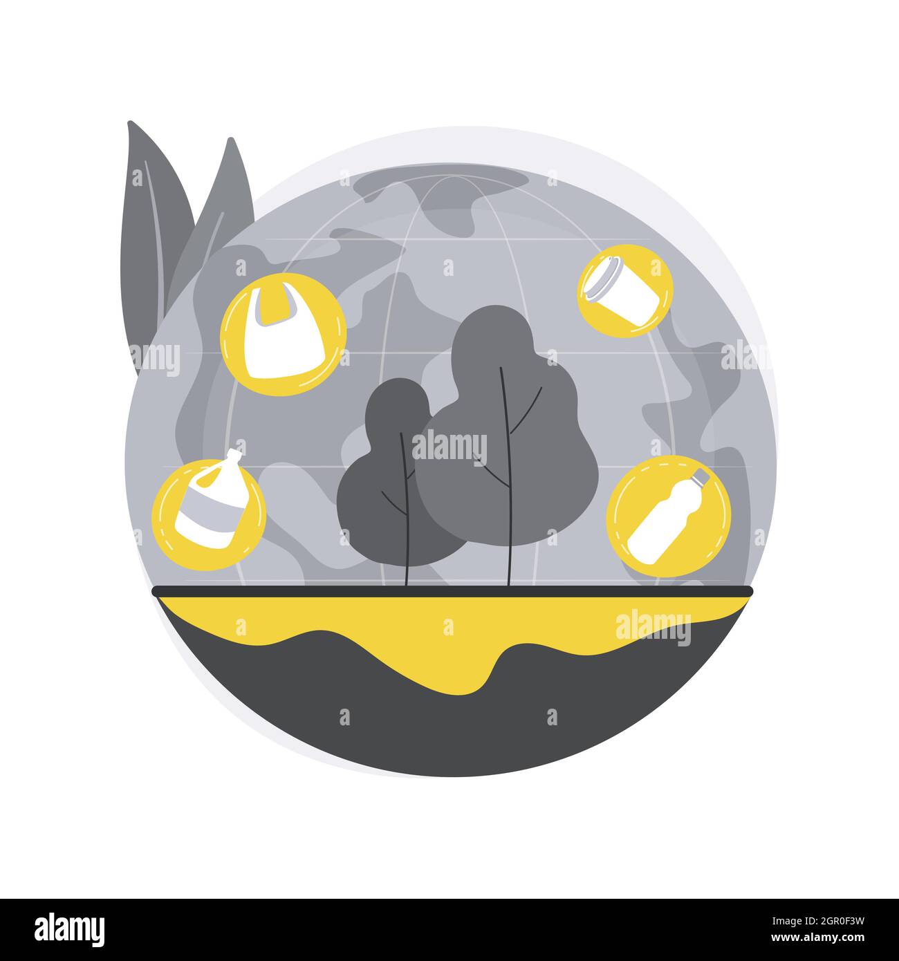 Soil pollution abstract concept vector illustration Stock Vector Image ...