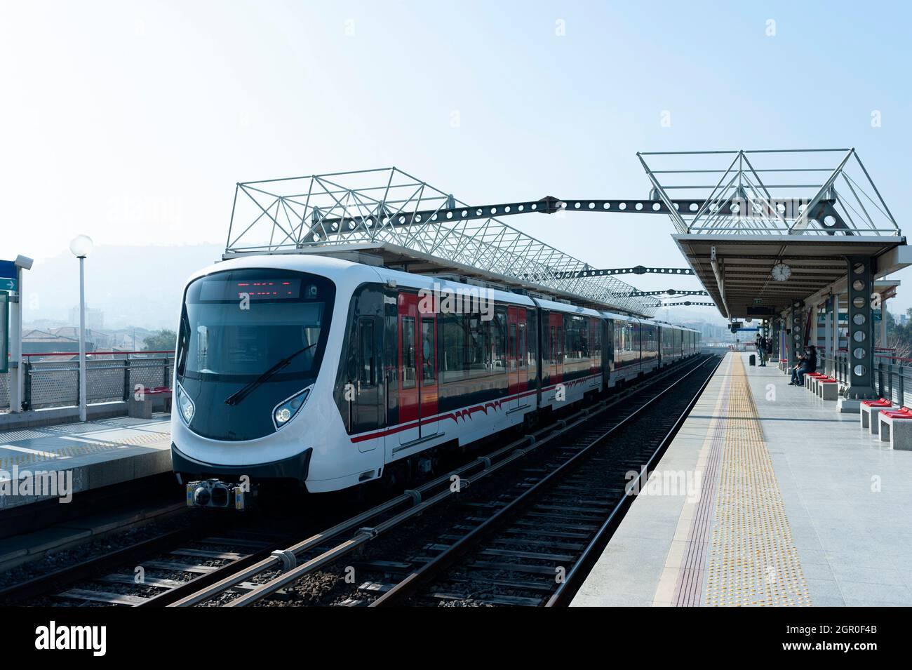 Transportation, travel, subway, train, subway line, railway Stock Photo ...