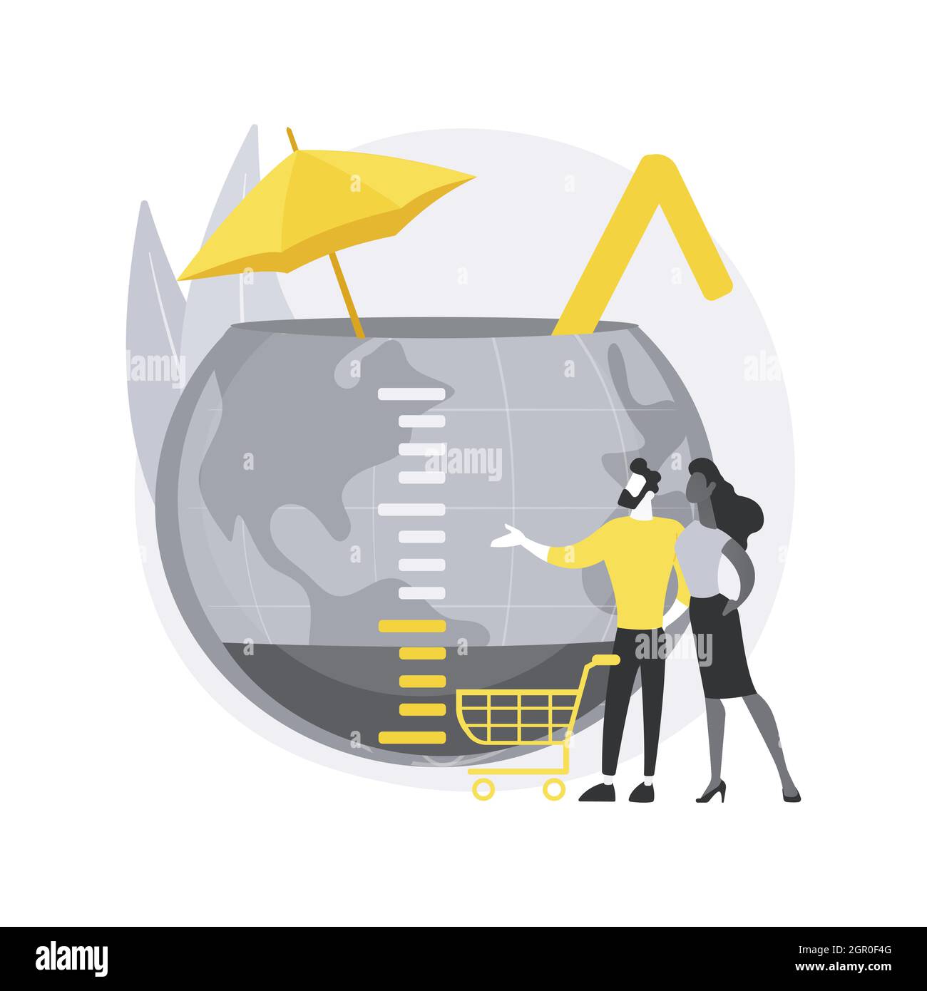 Overconsumption abstract concept vector illustration Stock Vector Image ...