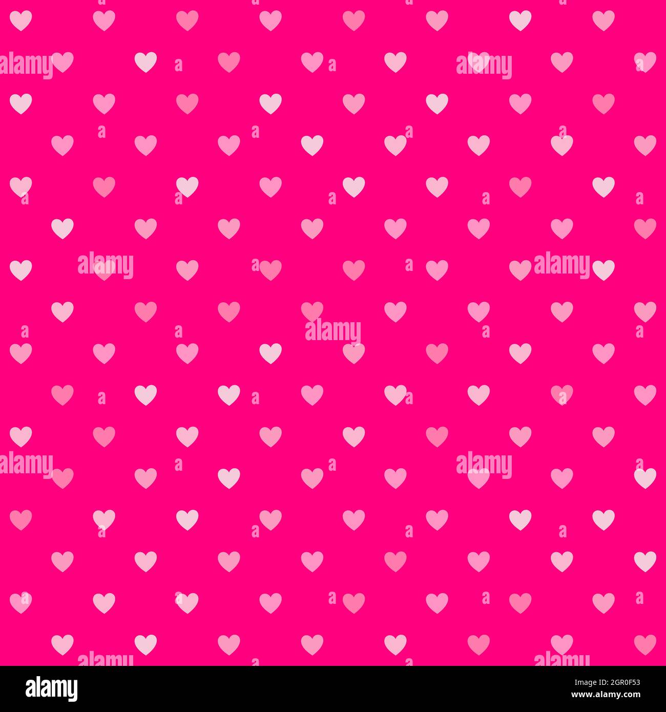Cute little hearts in seamless pattern. Small heart shapes in different ...