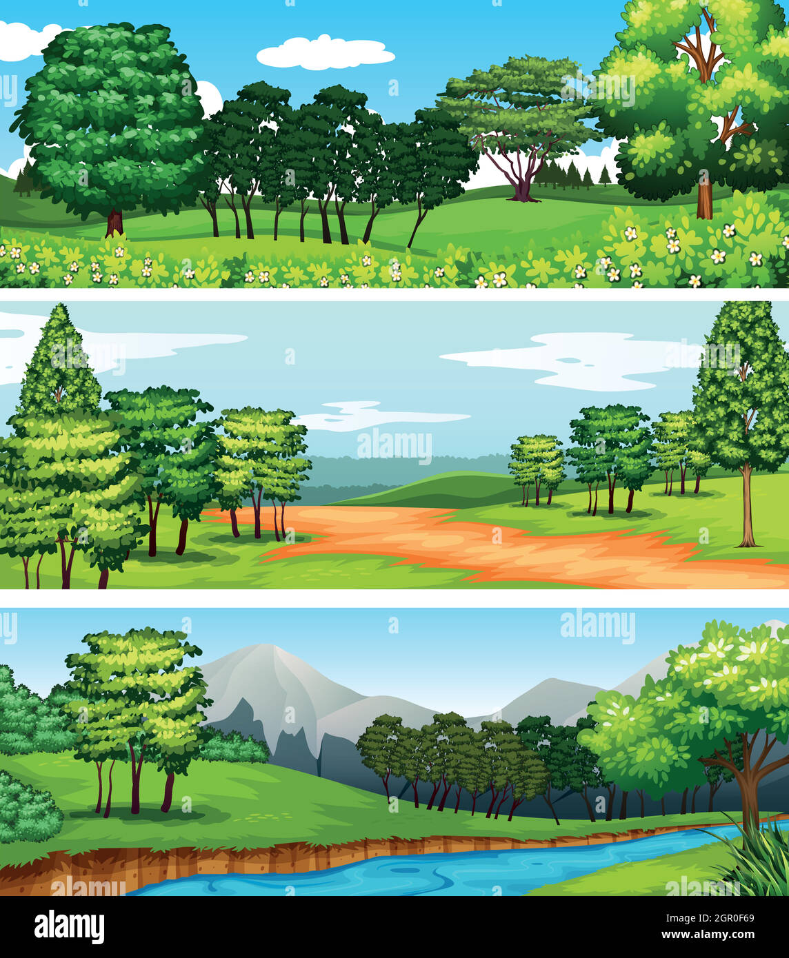 Three picture fields Stock Vector Images - Alamy