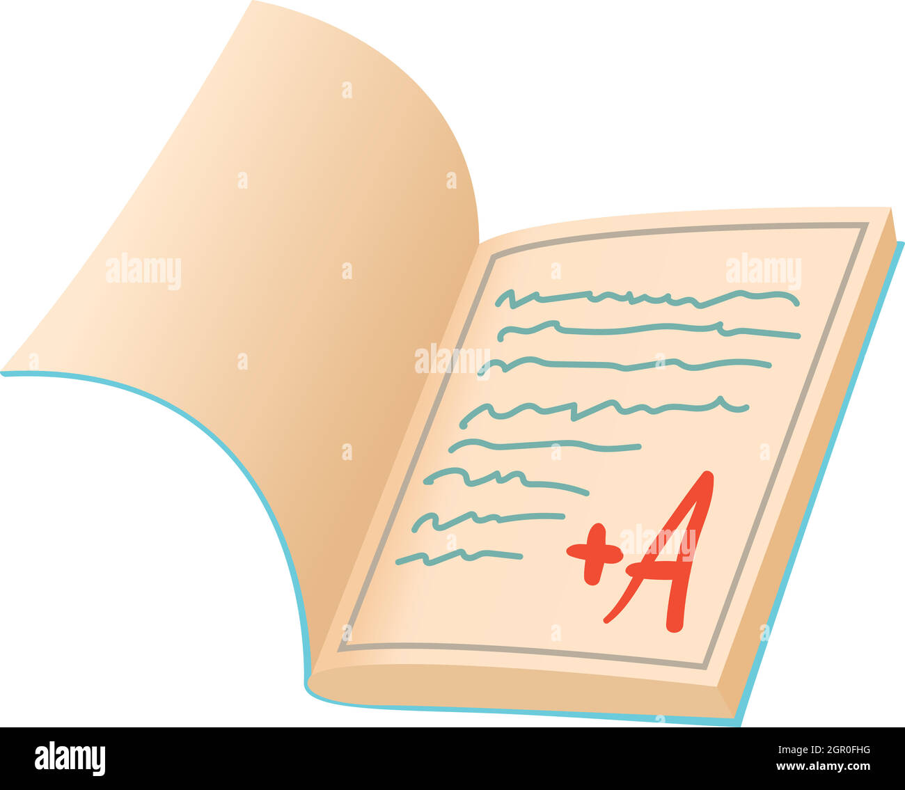 School diary icon, cartoon style Stock Vector Image & Art - Alamy